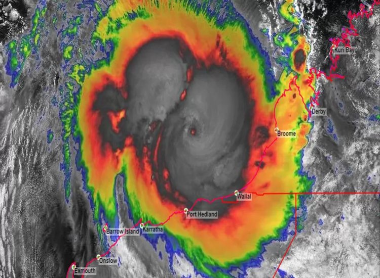 Evacuations continue as tropical cyclone hits Western Australia ...